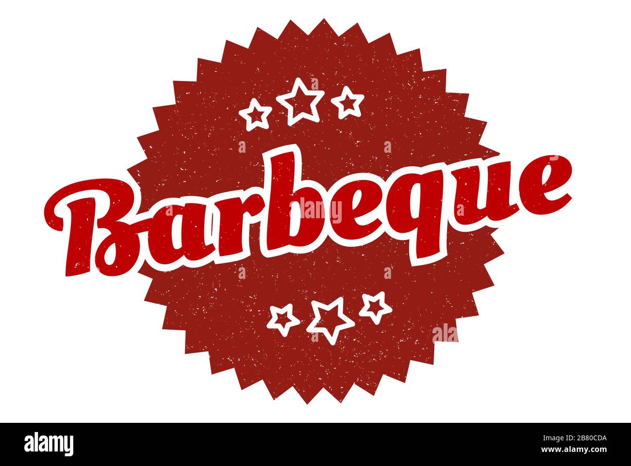 barbeque sign. barbeque round vintage retro label. barbeque Stock ...