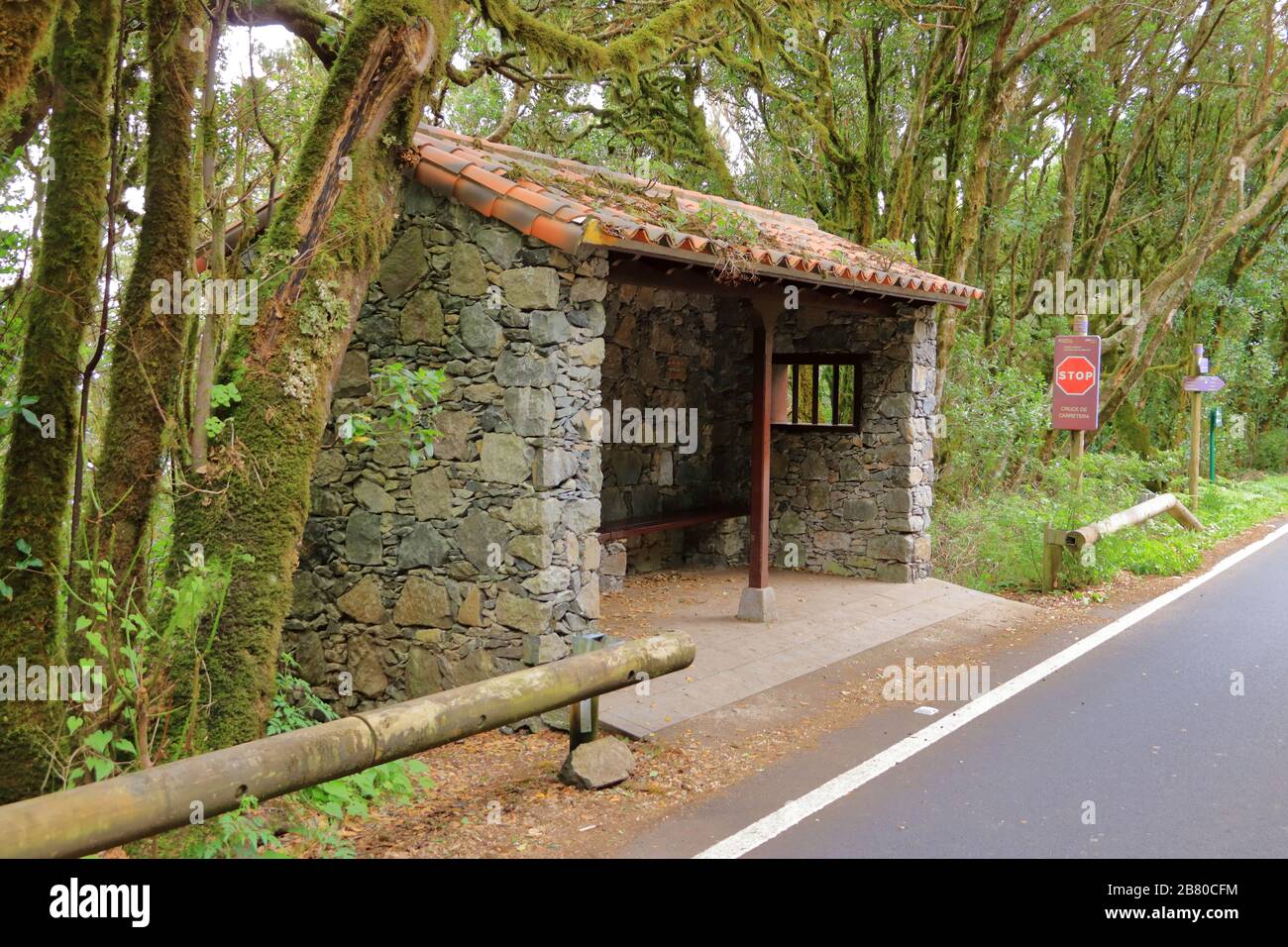 Old abandoned bus stop hi-res stock photography and images - Alamy