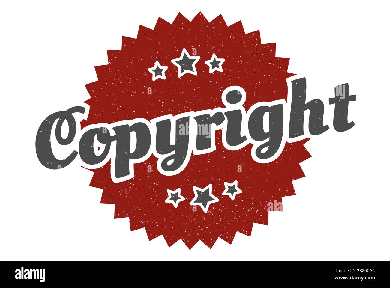copyright sign. copyright round vintage retro label. copyright Stock ...