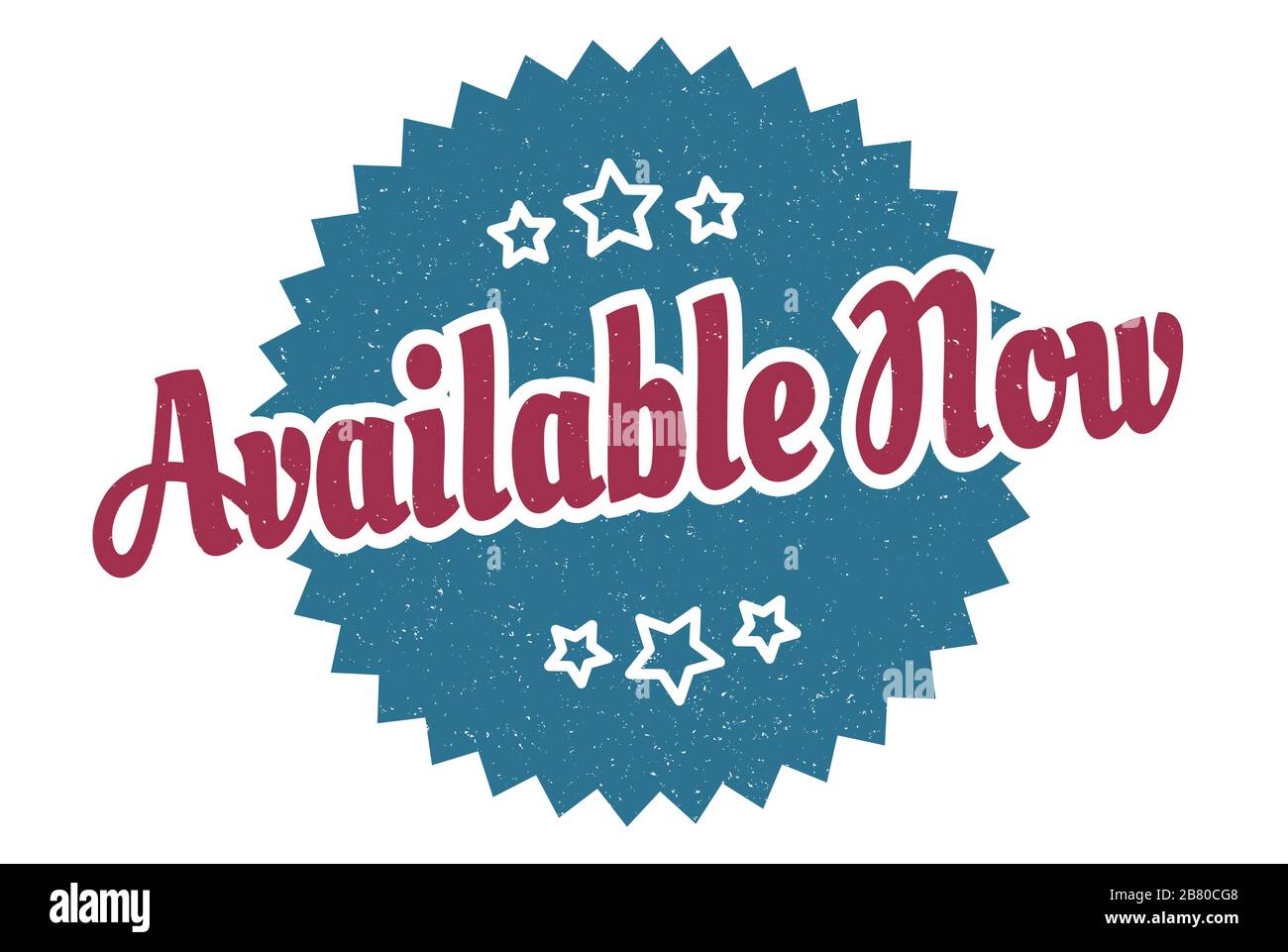 available now sign. available now round vintage retro label. available ...