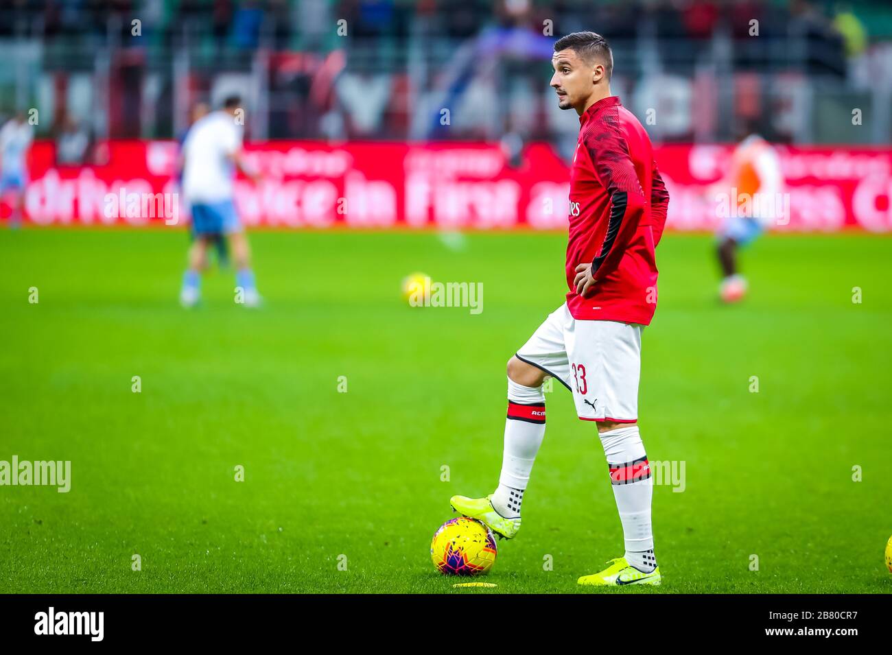 Rade Krunic of AC Milan during italian soccer Serie A season 2019/20 of ...
