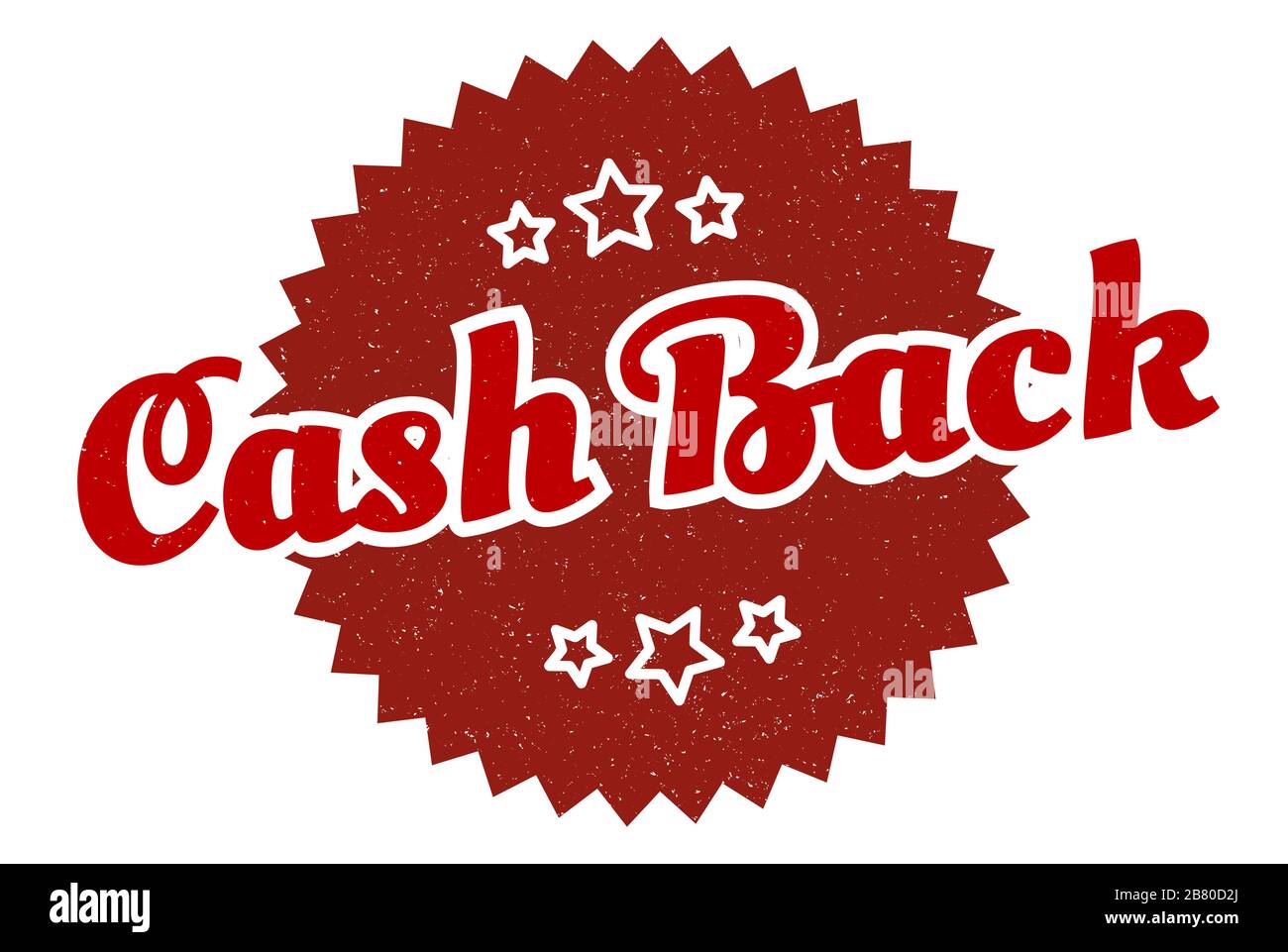 cash back sign. cash back round vintage retro label. cash back Stock ...