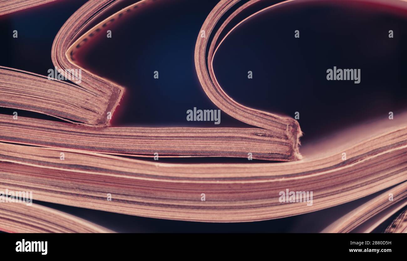 Close up beautiful journals pages pattern background for design Stock ...