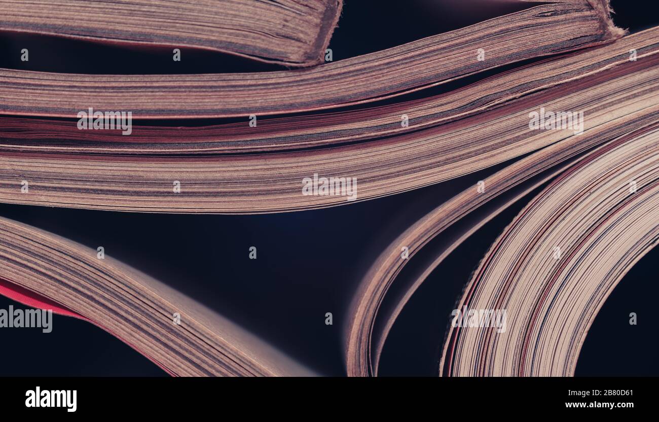 Close up beautiful journals pages pattern background for design Stock ...