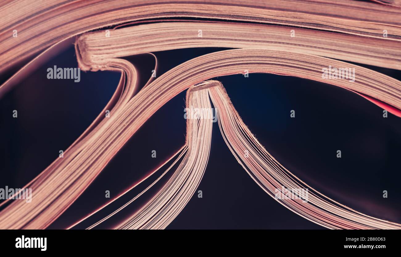 Close up beautiful journals pages pattern background for design Stock ...