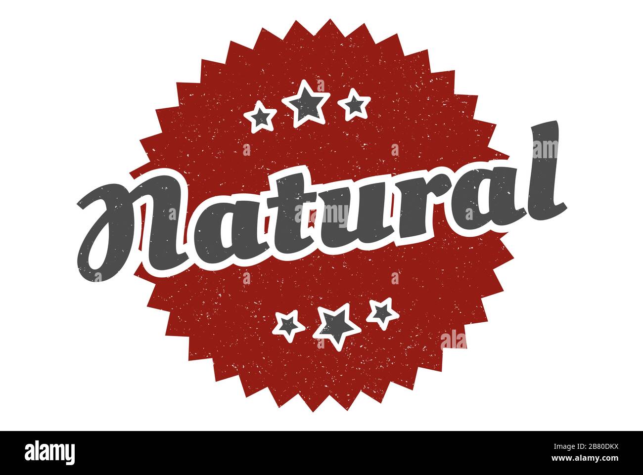 natural sign. natural round vintage retro label. natural Stock Vector ...