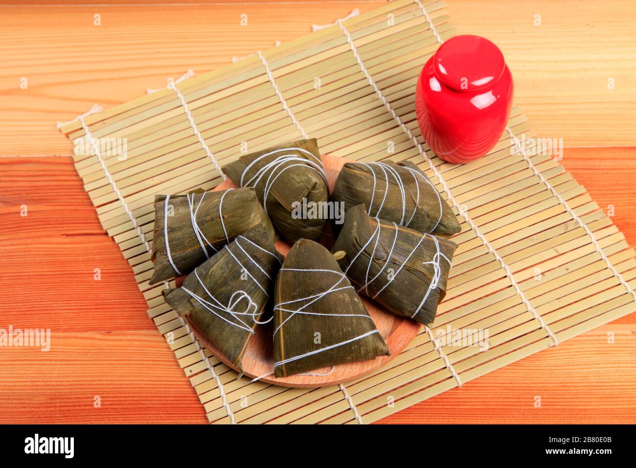 Rice dumplings, A Chinese delicacy Stock Photo - Alamy