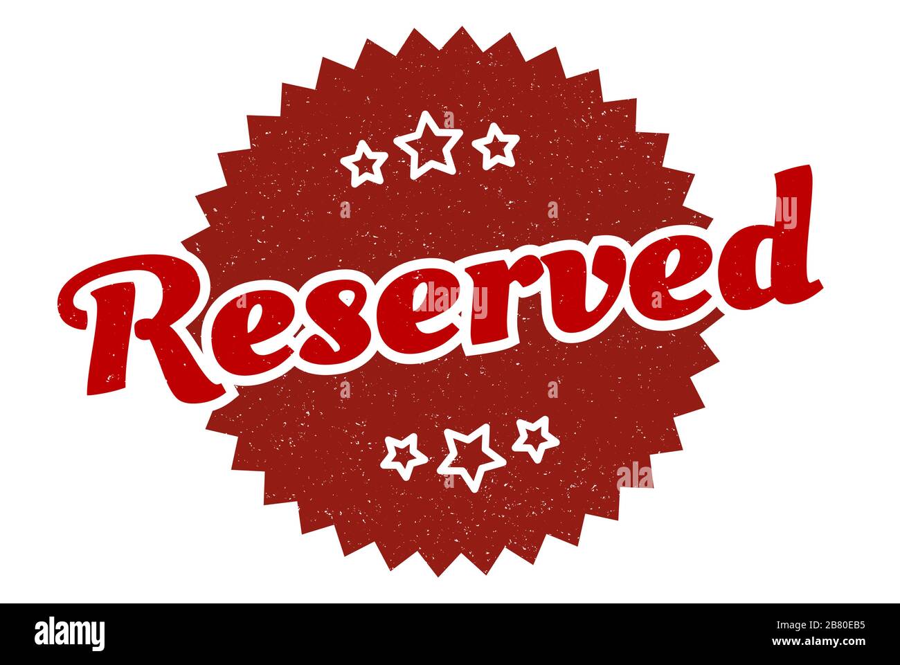 reserved sign. reserved round vintage retro label. reserved Stock ...