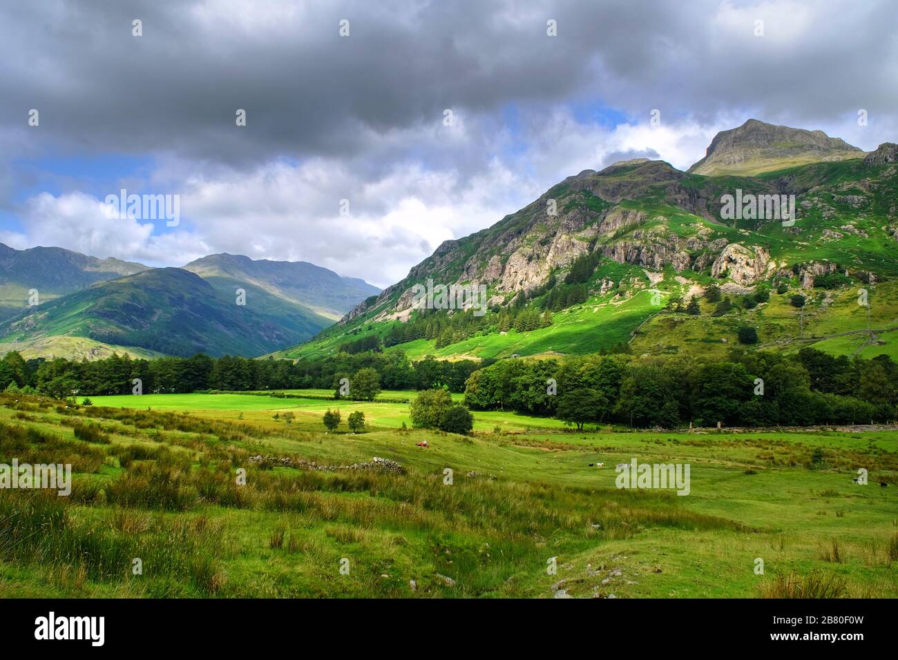 Langdale valley, in the English Lake District, Cumbria Stock Photo - Alamy