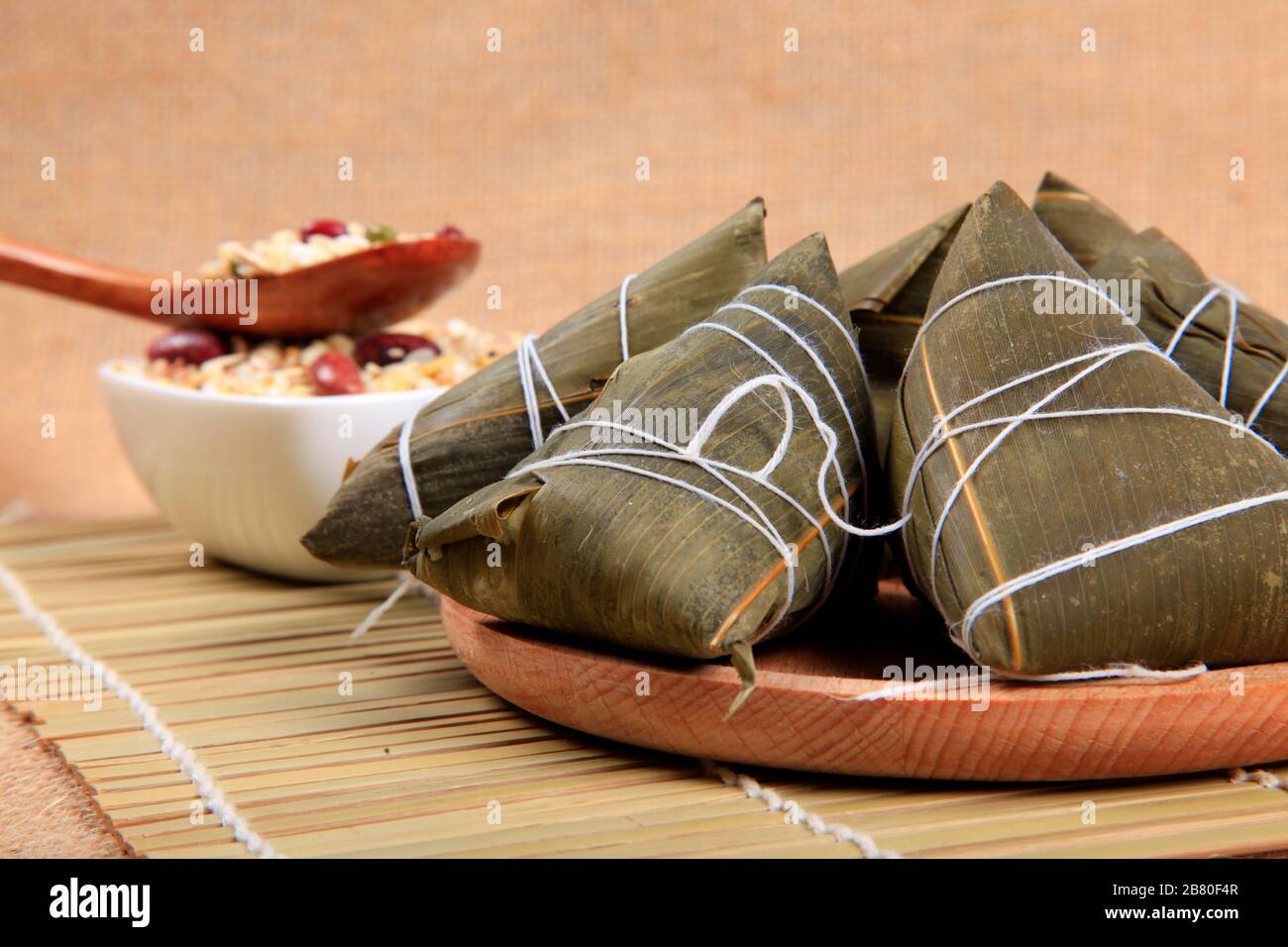 Rice dumplings, A Chinese delicacy Stock Photo - Alamy