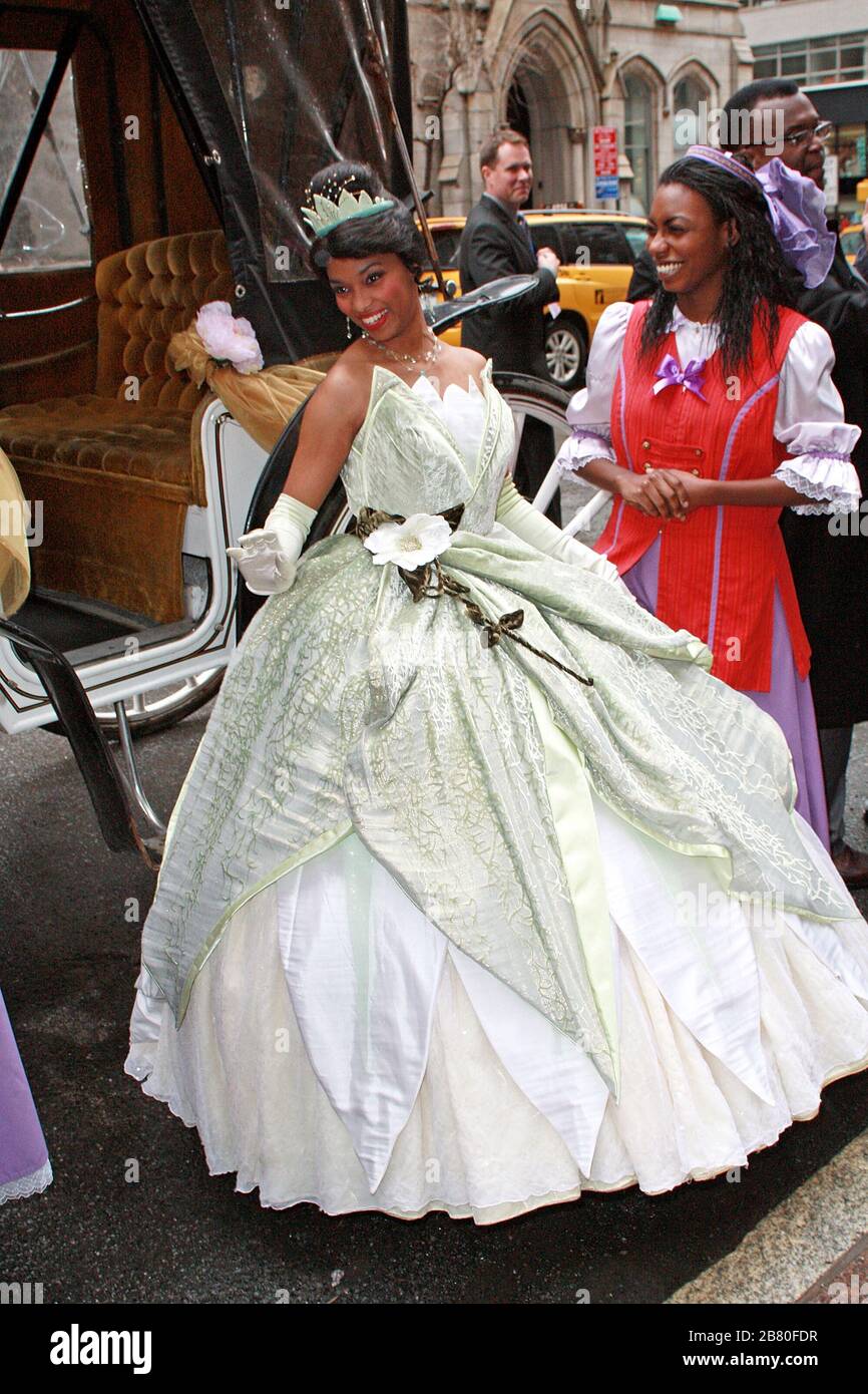 New York, NY, USA. 14 March, 2010. Princess Tiana, arrives in a horse ...