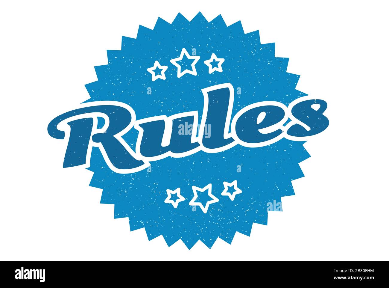 rules sign. rules round vintage retro label. rules Stock Vector Image ...