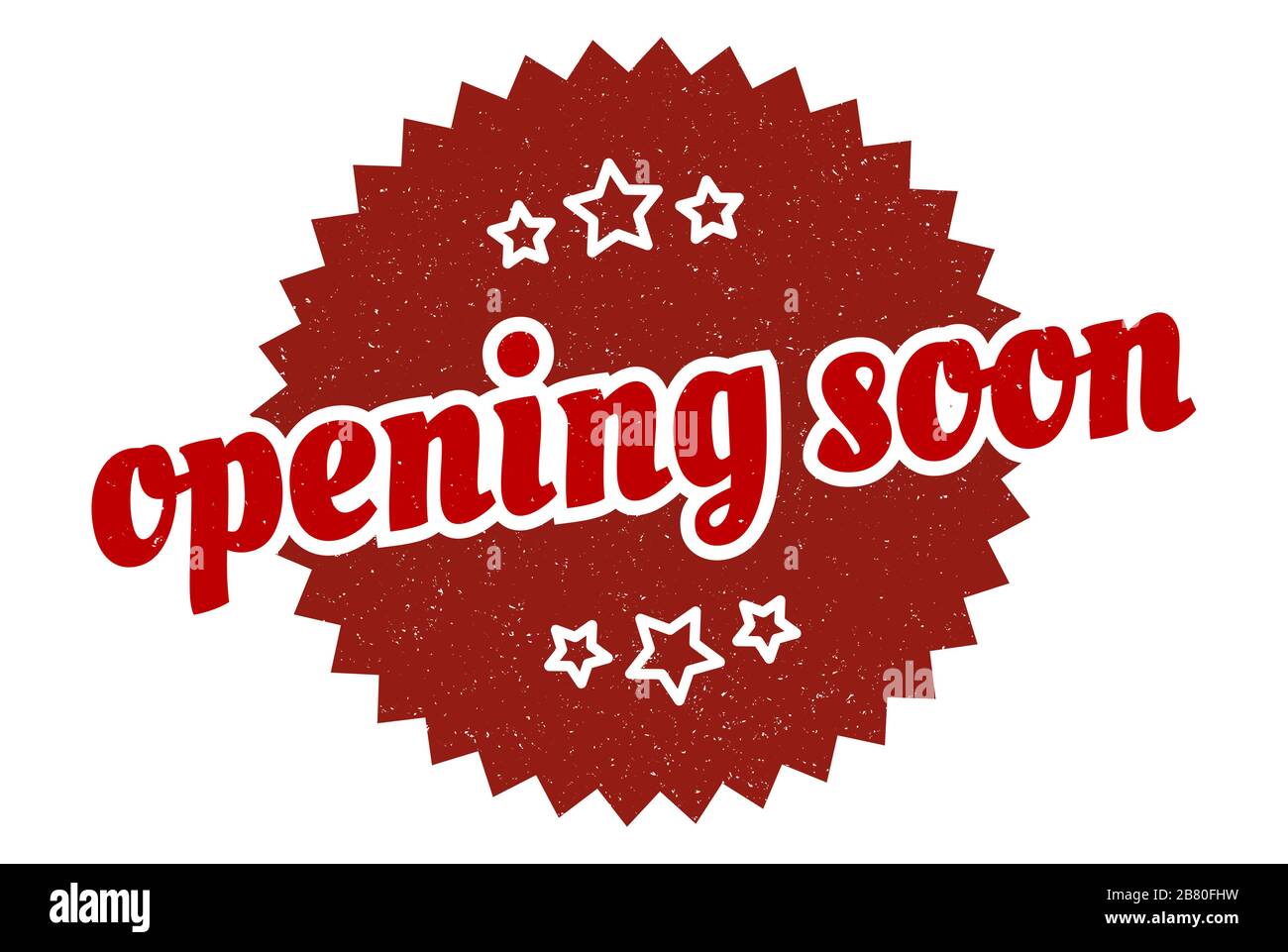 opening soon sign. opening soon round vintage retro label. opening soon ...