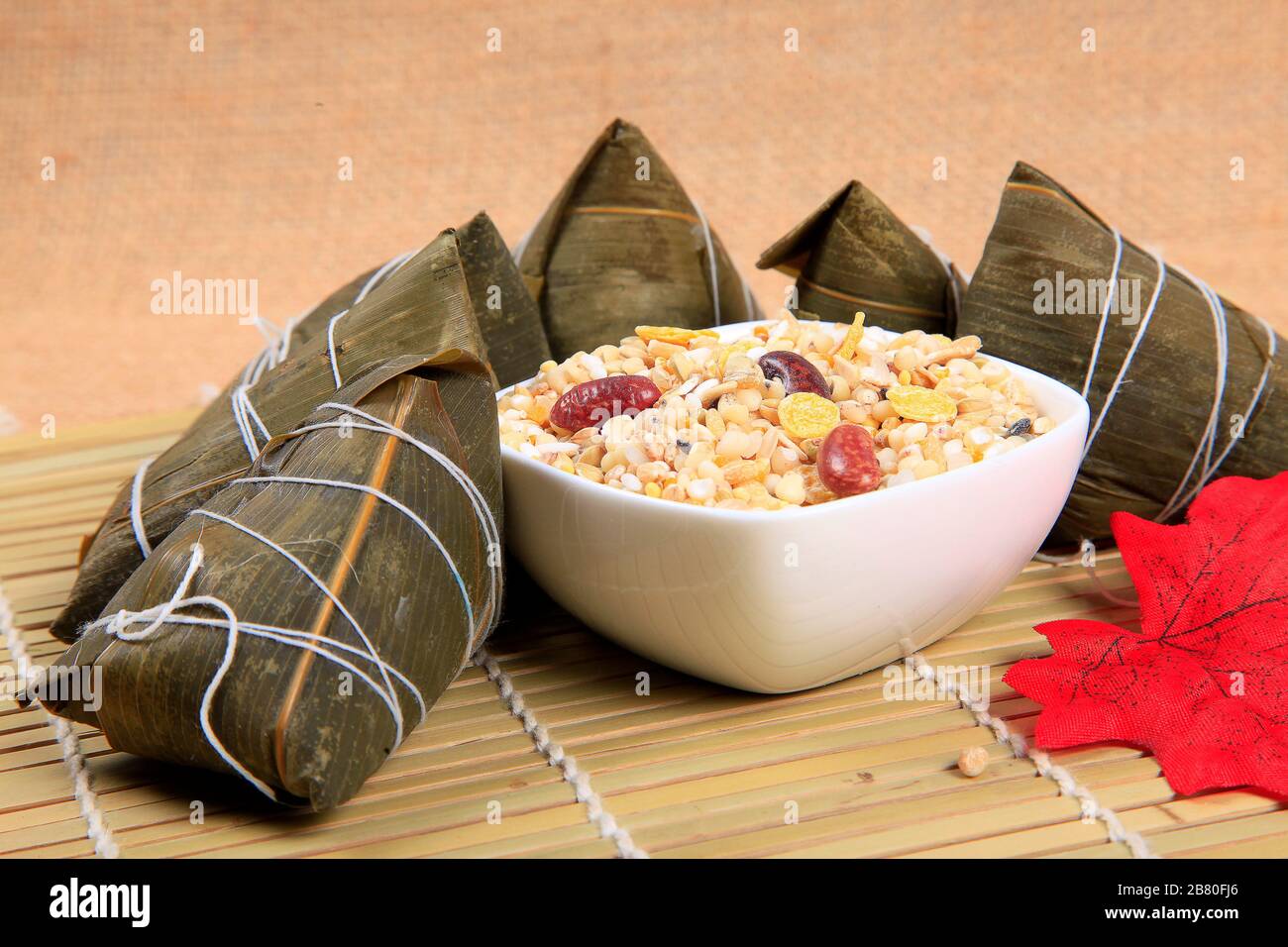 Rice dumplings, A Chinese delicacy Stock Photo - Alamy