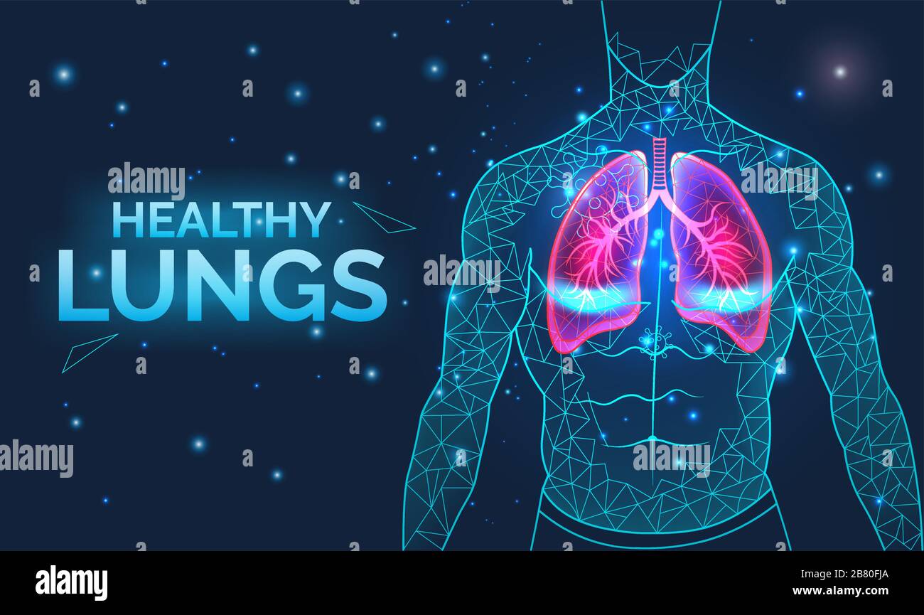 Lungs problem Stock Vector Images - Alamy