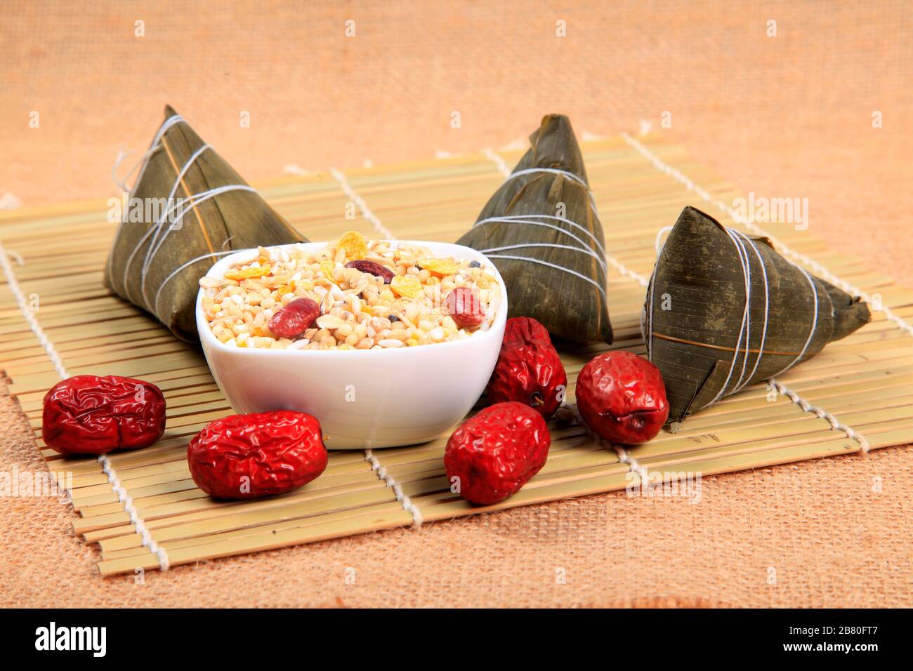 Rice dumplings, A Chinese delicacy Stock Photo - Alamy