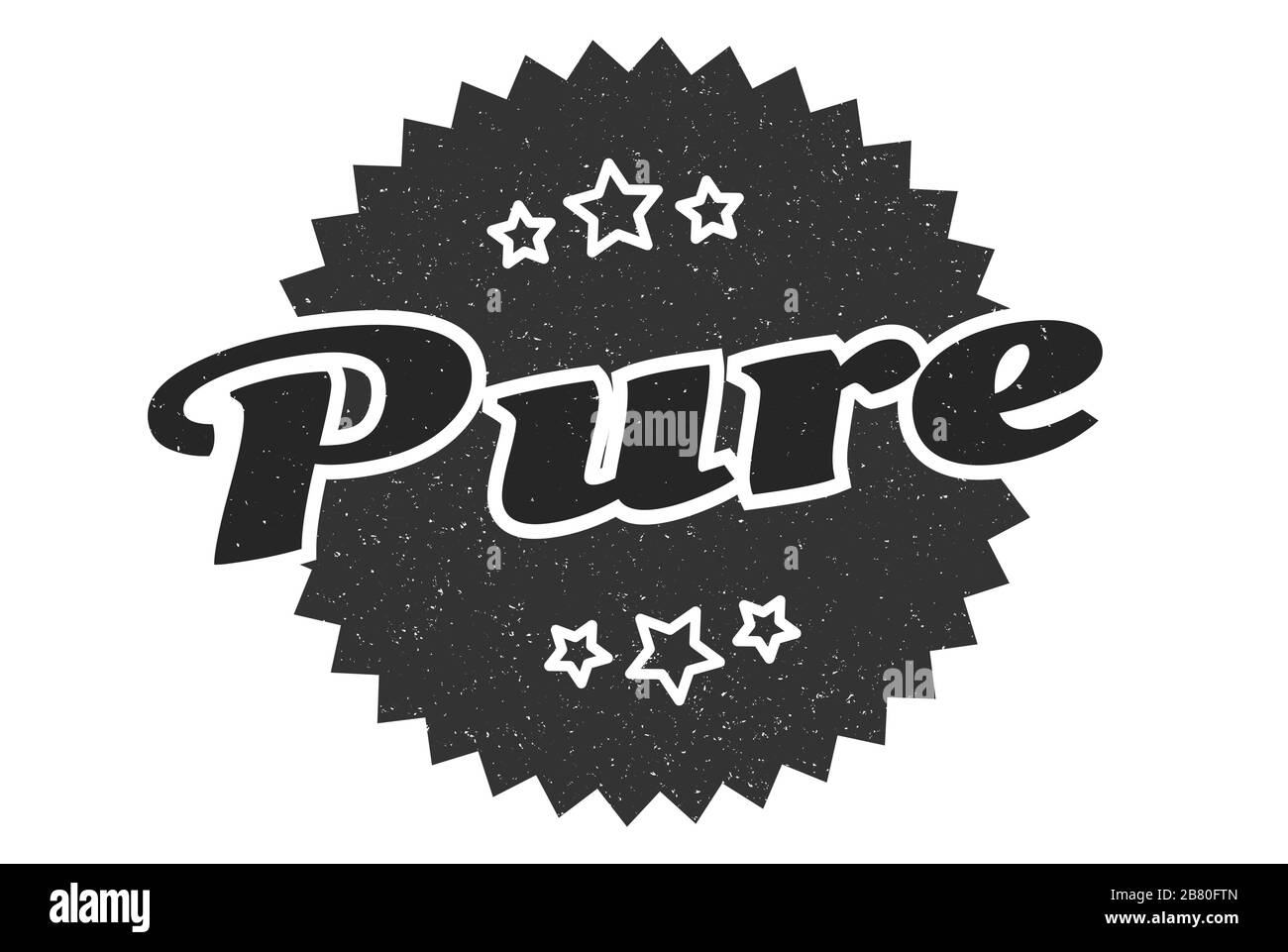 Pure stamp sign seal Black and White Stock Photos & Images - Alamy