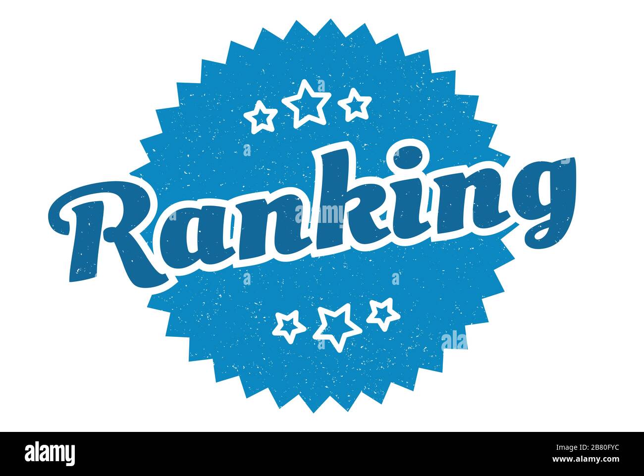 ranking sign. ranking round vintage retro label. ranking Stock Vector ...