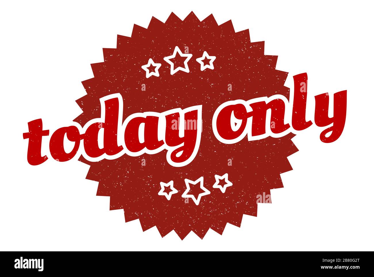 today only sign. today only round vintage retro label. today only Stock ...