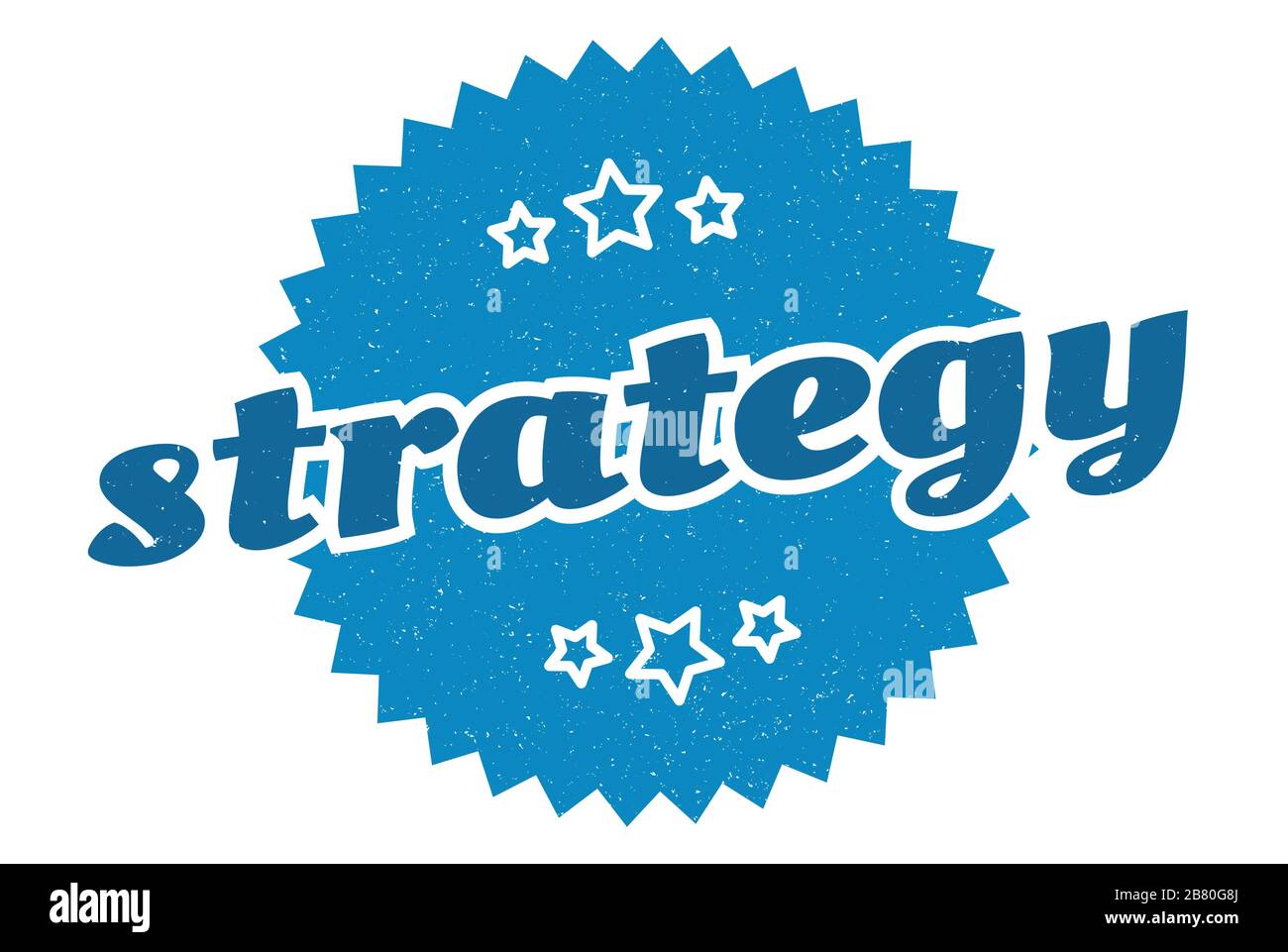 strategy sign. strategy round vintage retro label. strategy Stock ...
