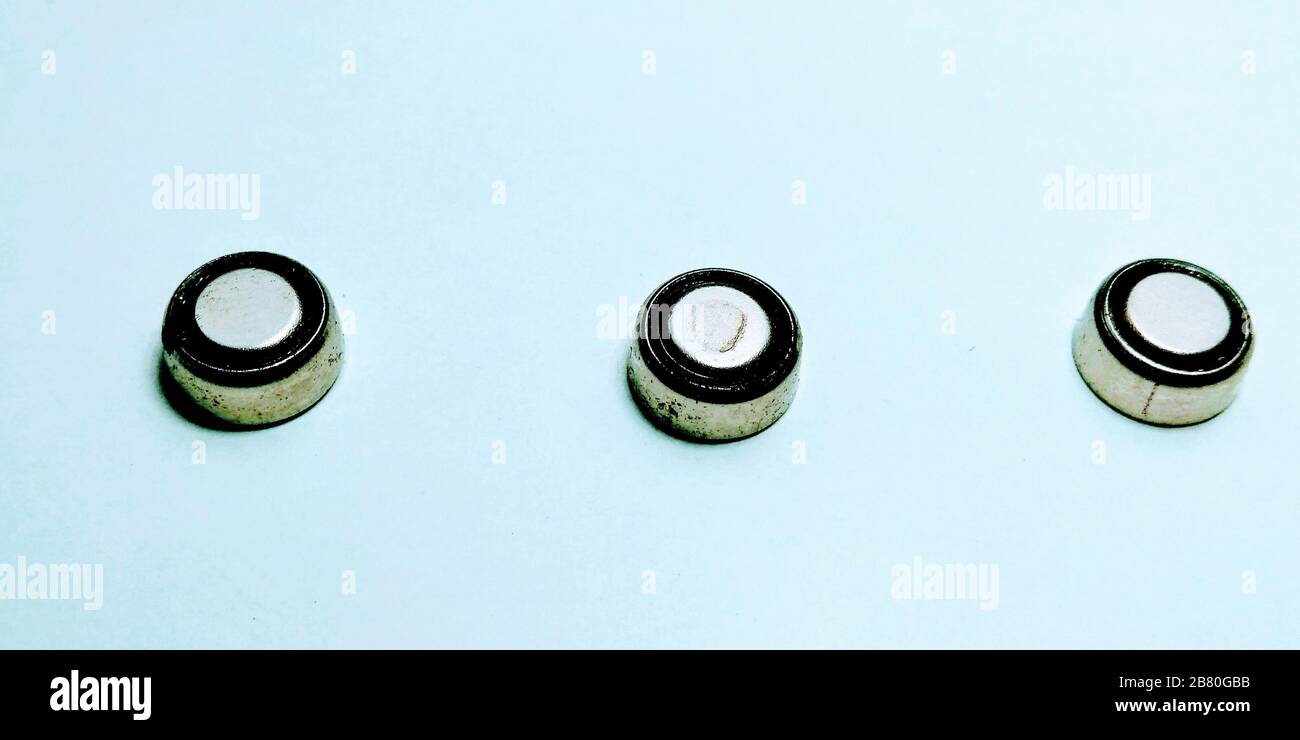 A picture of round battery Stock Photo - Alamy
