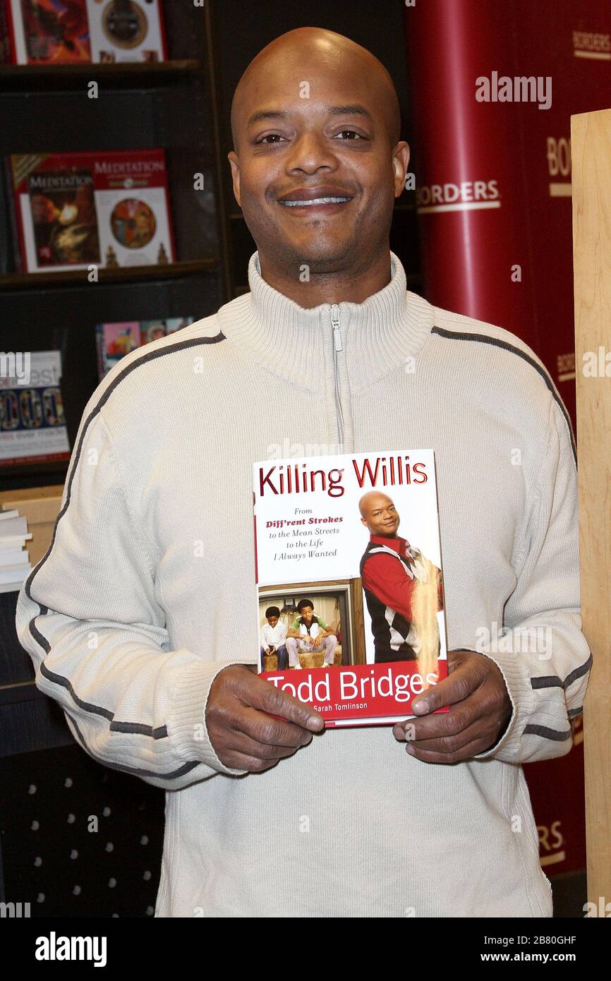 New York, NY, USA. 16 March, 2010. Todd Bridges at the book signing for ...