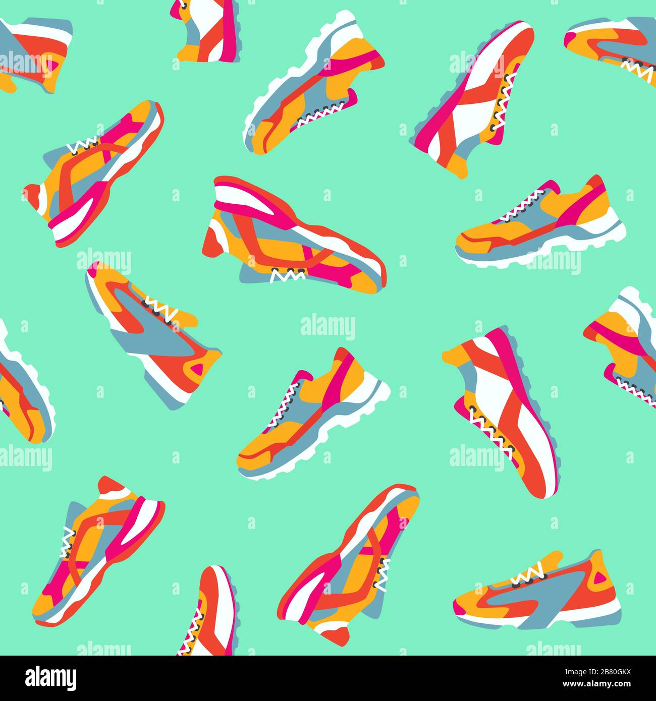 Pink trainers Stock Vector Images - Alamy