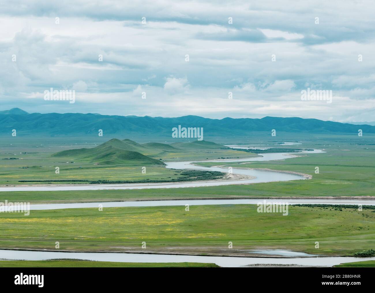 Landscape river green long hi-res stock photography and images - Alamy