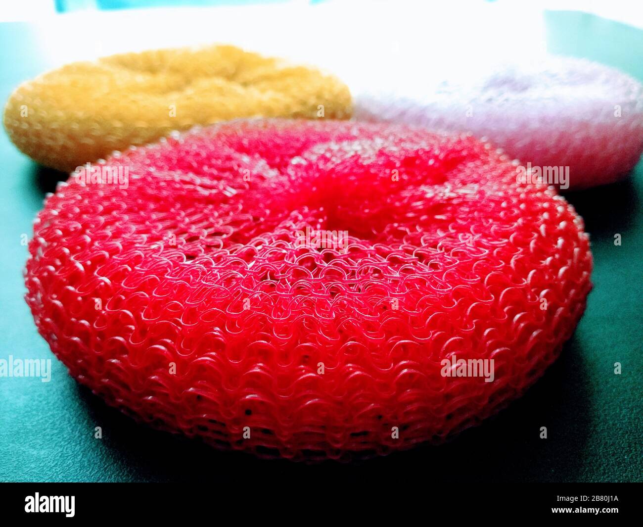 A picture of plastic scruber Stock Photo - Alamy