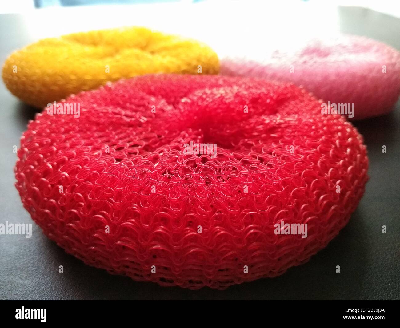 A picture of plastic scruber Stock Photo - Alamy