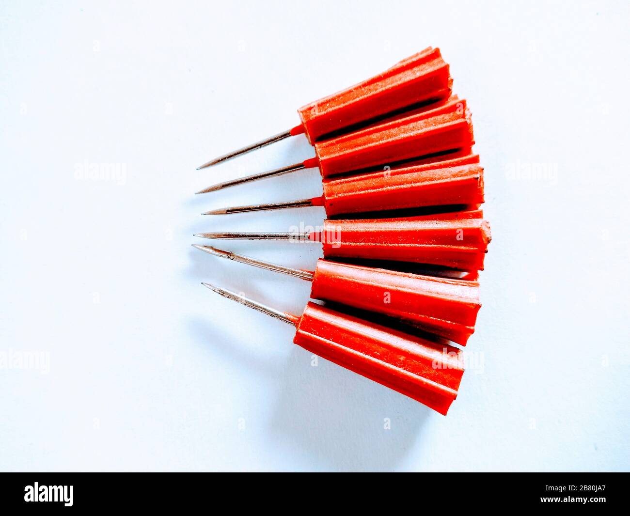 A picture of wall pins Stock Photo - Alamy