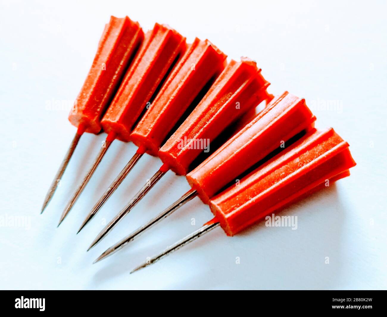 A picture of wall pins Stock Photo - Alamy