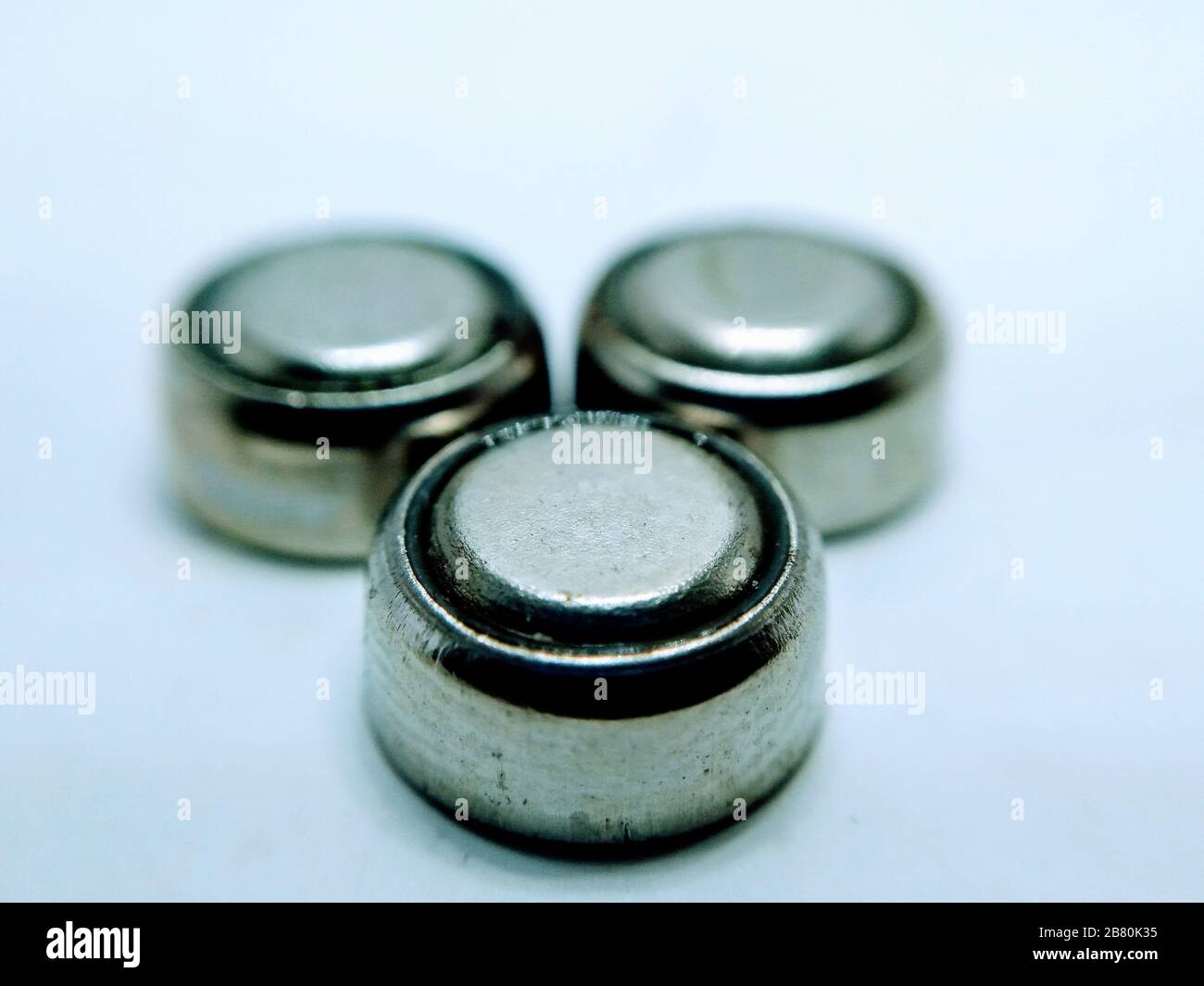 A picture of round battery Stock Photo - Alamy