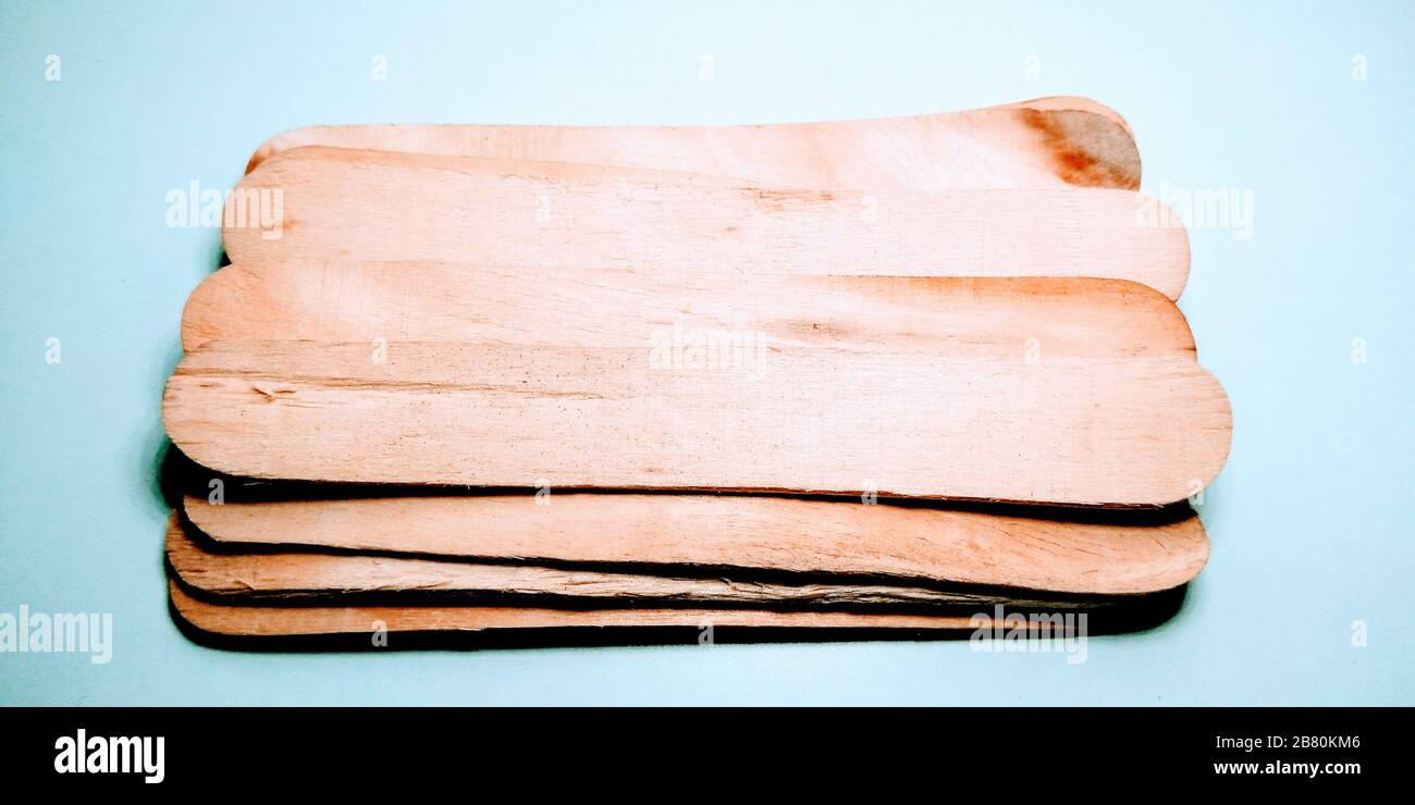 Wood sticks isolated on white background Stock Photo - Alamy