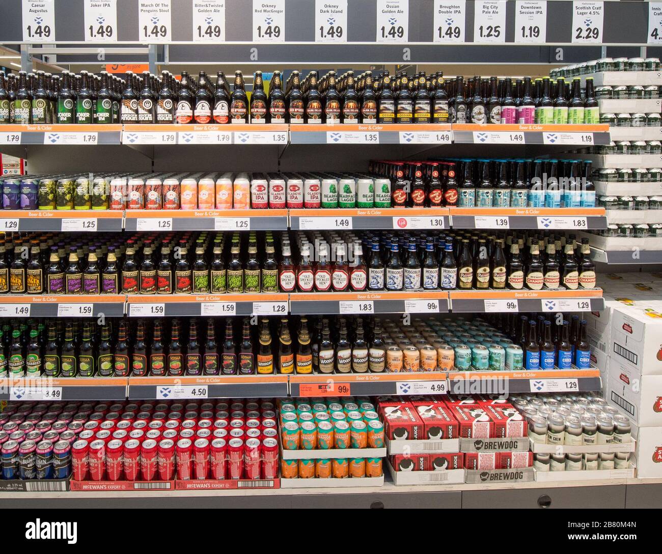 **STOCK PICS OF SHELVES FILLED WITH SUPPLIES** Glasgow, UK. 27 February ...