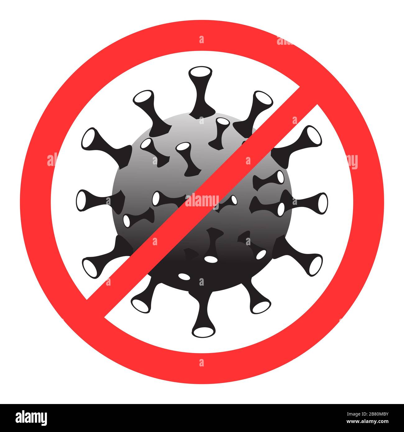 No virus vector icon Cut Out Stock Images & Pictures - Alamy