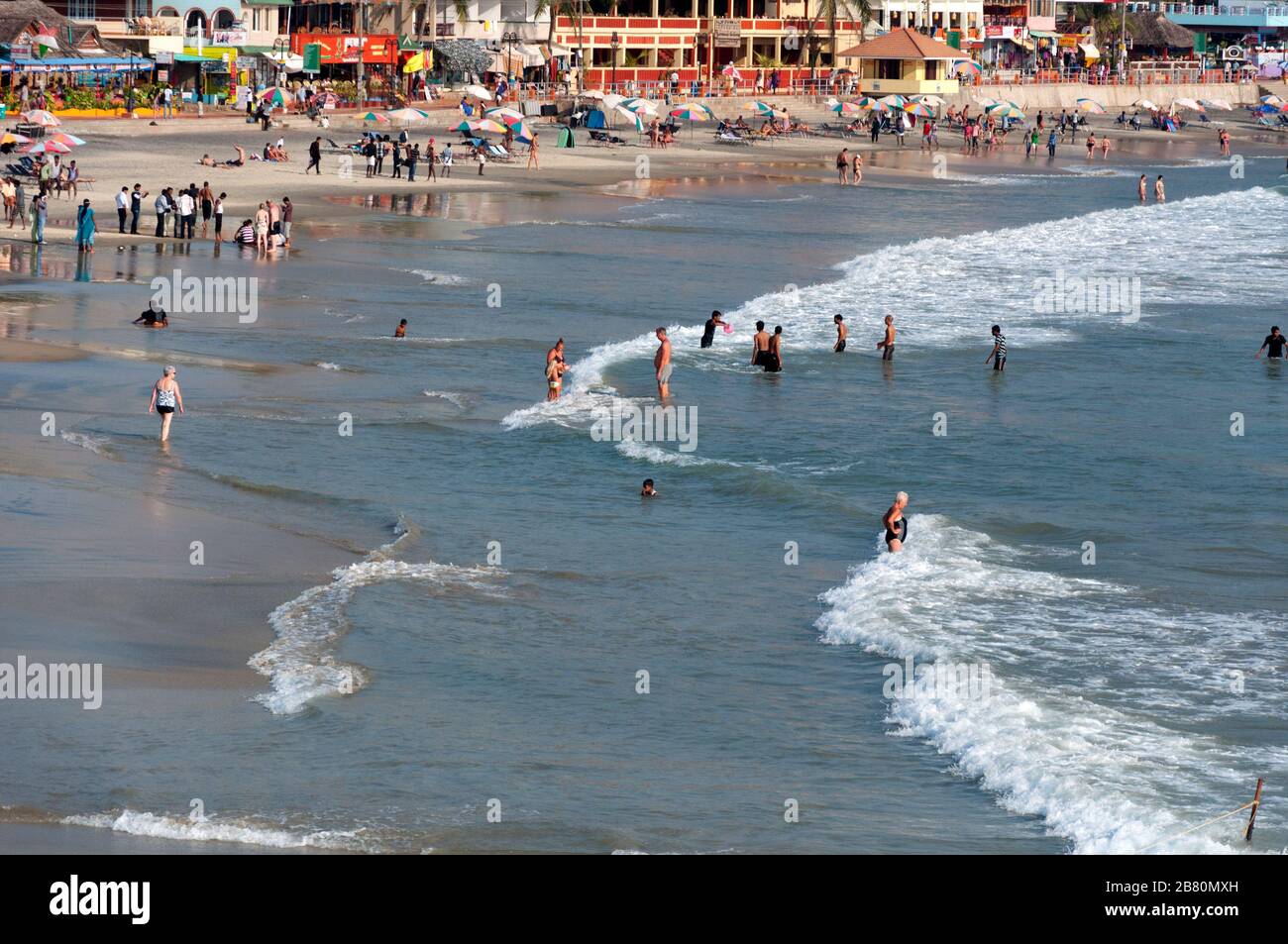 Kerala kovalam beach boats hi-res stock photography and images - Alamy
