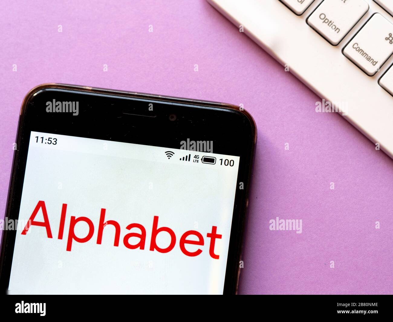 Alphabet logo hi-res stock photography and images - Alamy