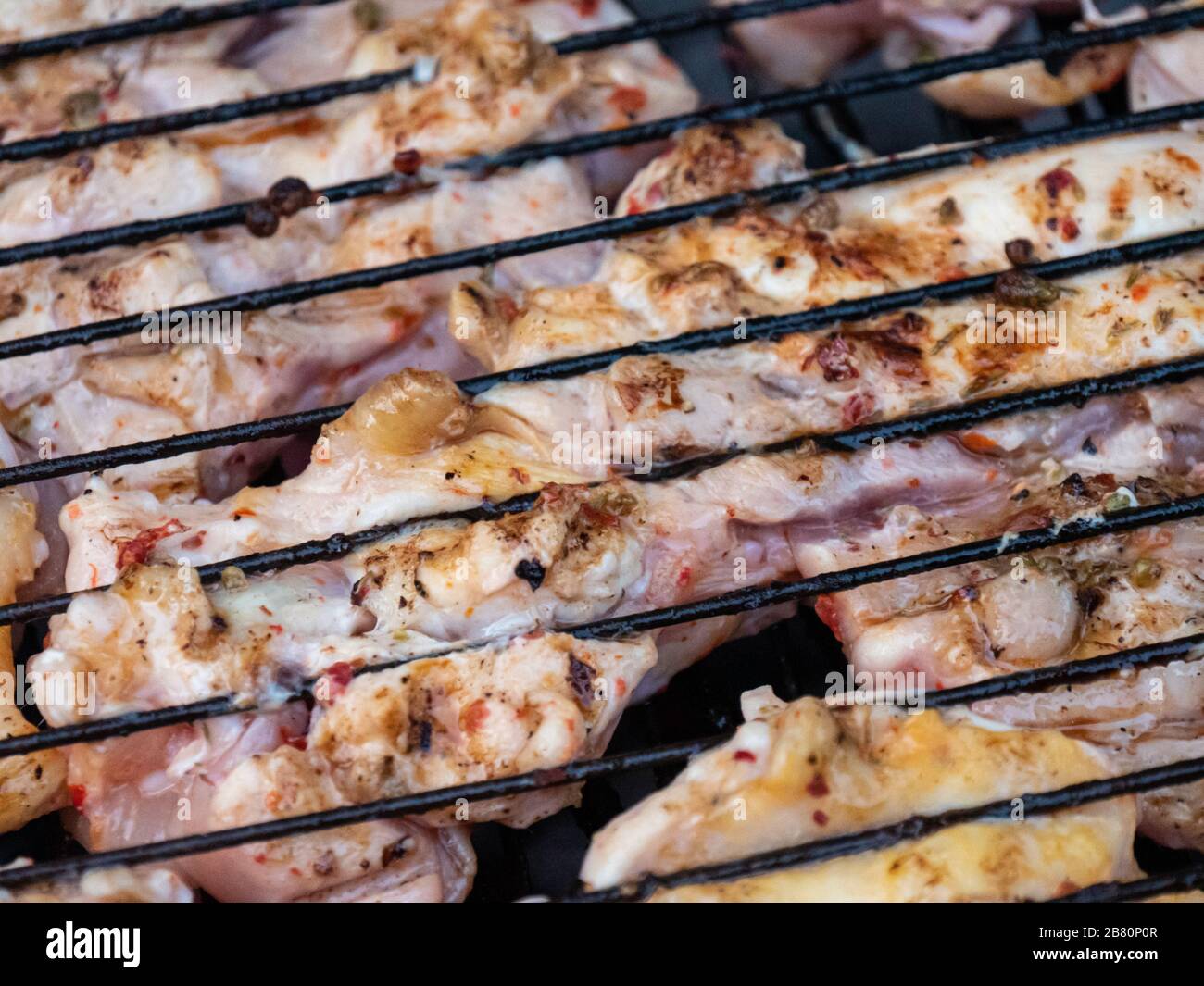 Flame grilled chicken hi-res stock photography and images - Alamy