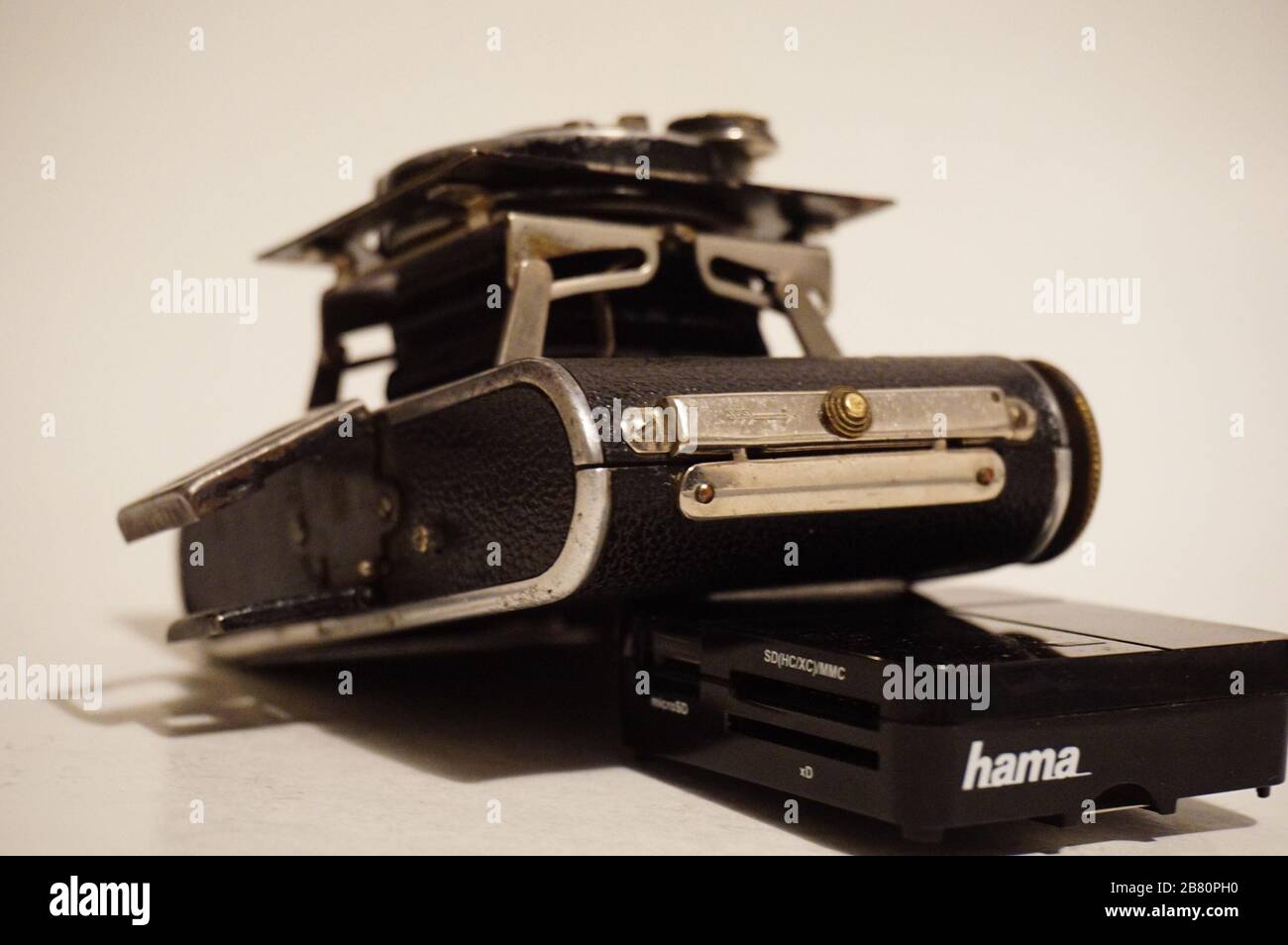 BUCURESTI, ROMANIA - Mar 15, 2020: old vintage photo film camera and ...