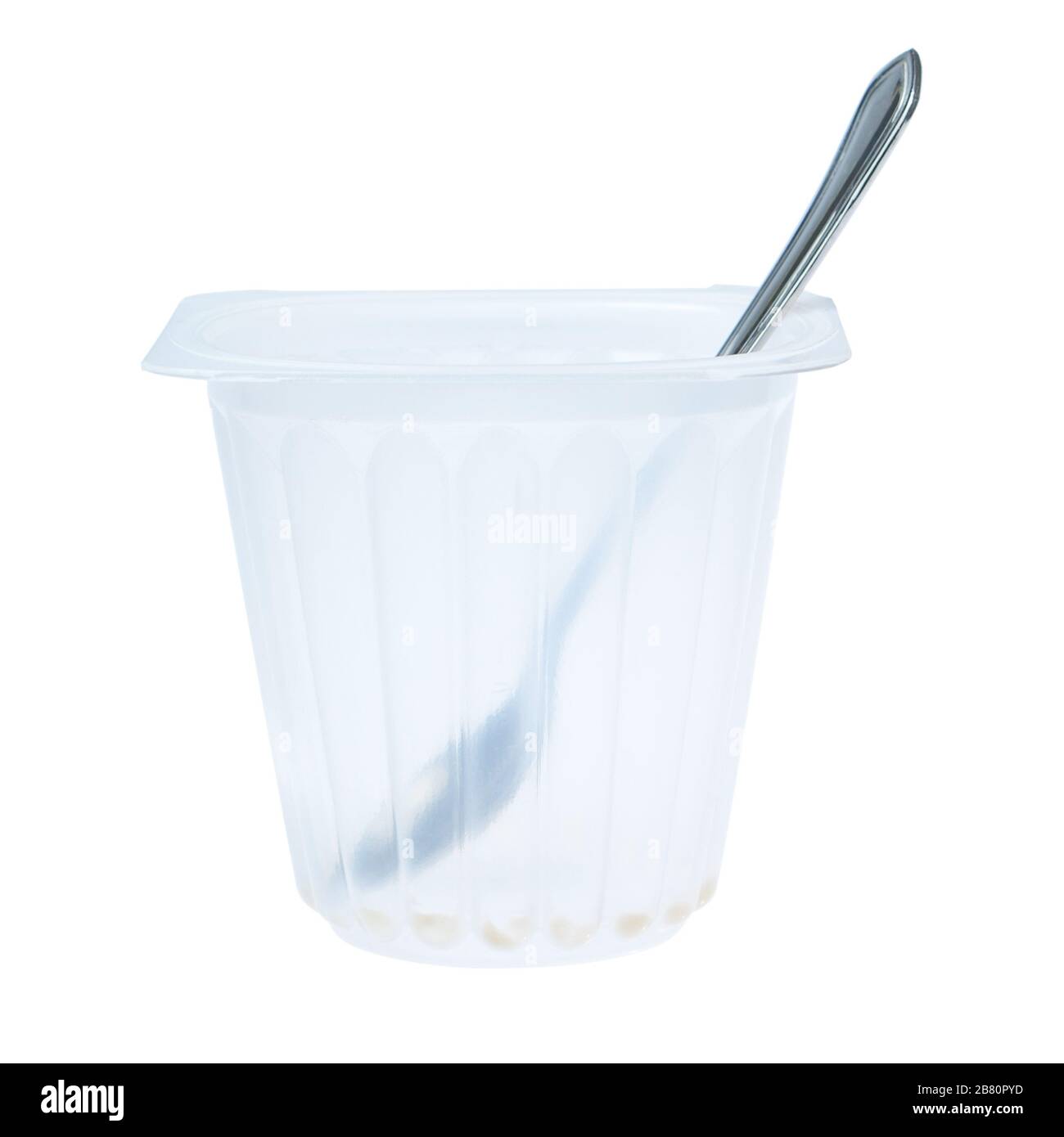 Empty Yogurt Cup
