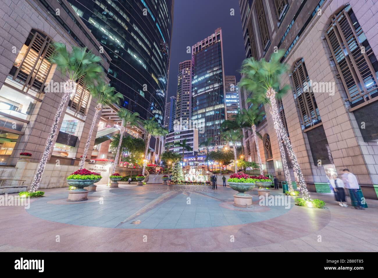 Evening city view in the Central District at windy time Stock Photo - Alamy