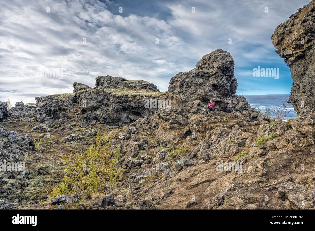Dimmuborgir is a volcanic formation hi-res stock photography and images ...