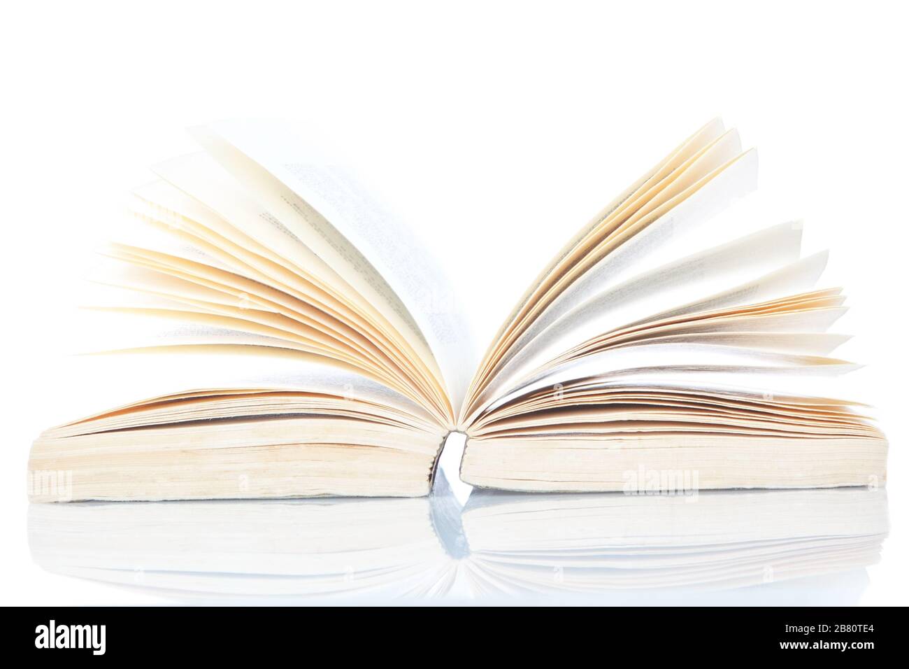 Open Book Encyclopedia on a white background Stock Photo - Alamy