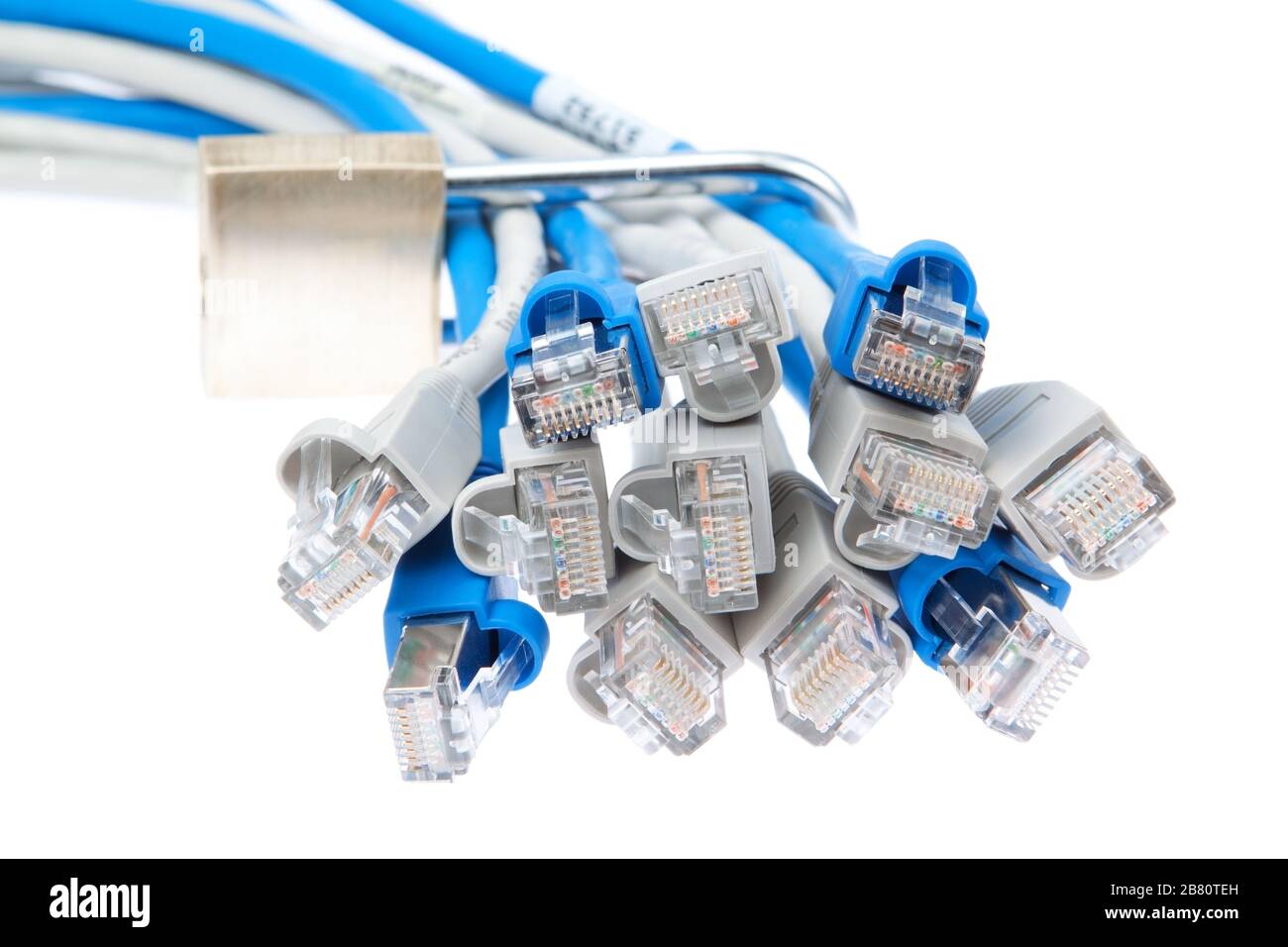 Ethernet cable and padlock hi-res stock photography and images - Alamy