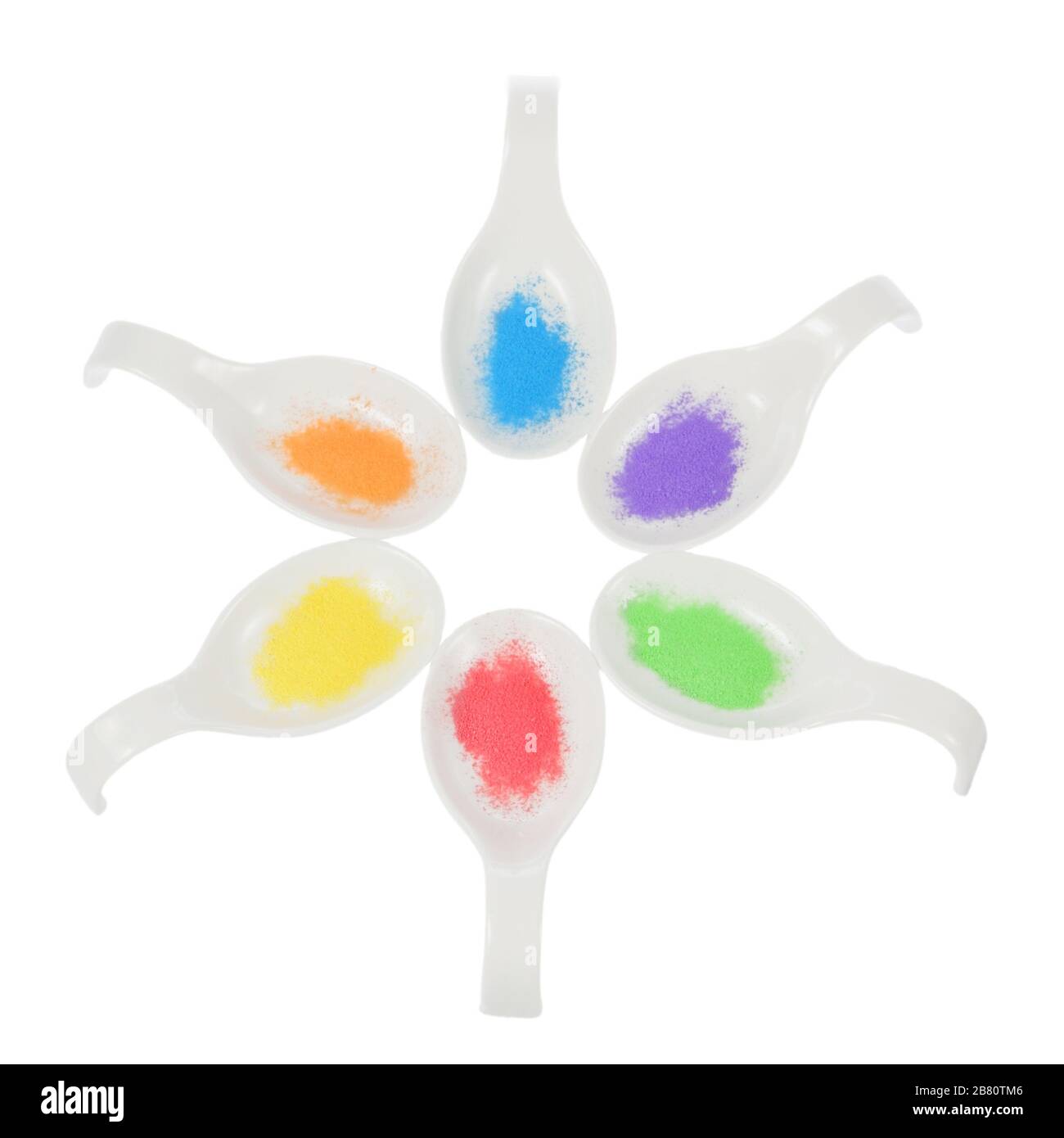 Porcelain, ceramic spoons and condiments Stock Photo - Alamy