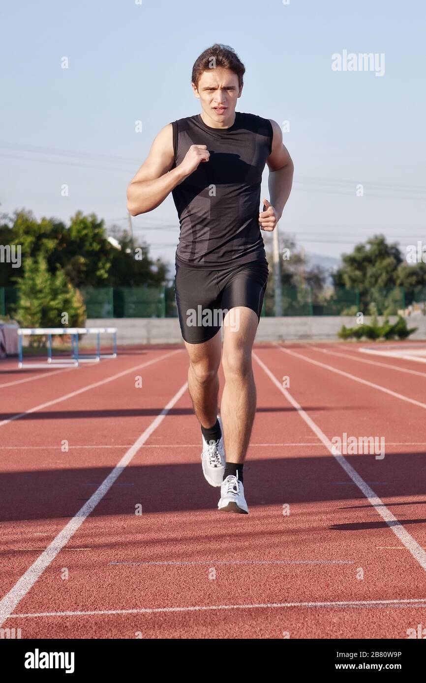 Hundred meters race hi-res stock photography and images - Alamy