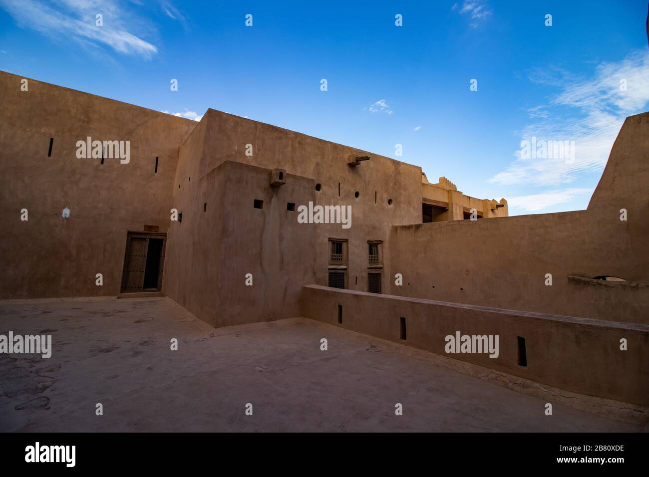 Inside al Rustaq fort close to Al Hajir mountains between Nizwa and ...