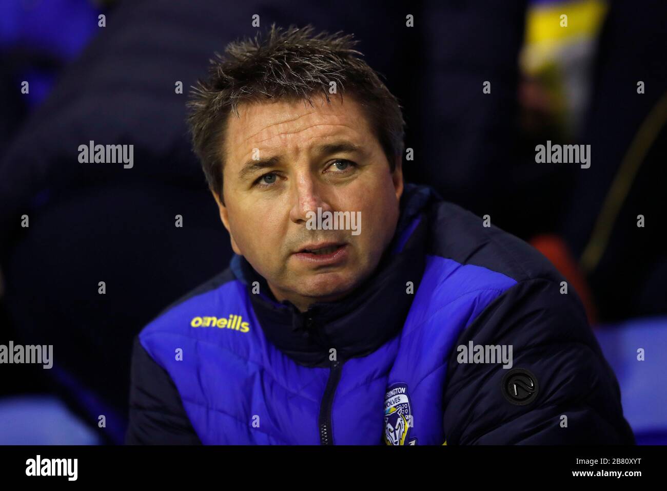 Warrington Wolves head coach Steve Price Stock Photo - Alamy