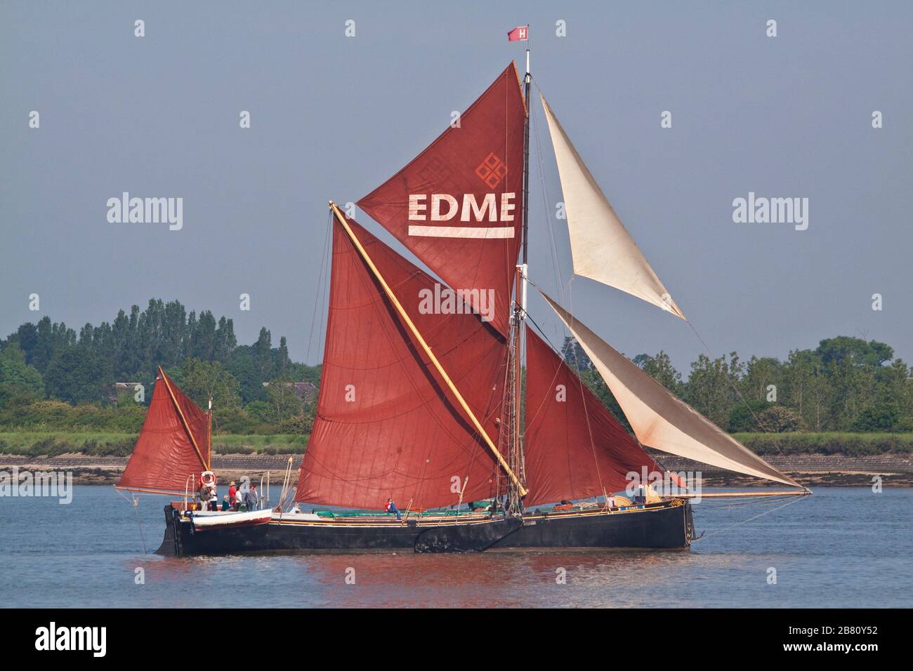 Edme wooden sailing barge hi-res stock photography and images - Alamy